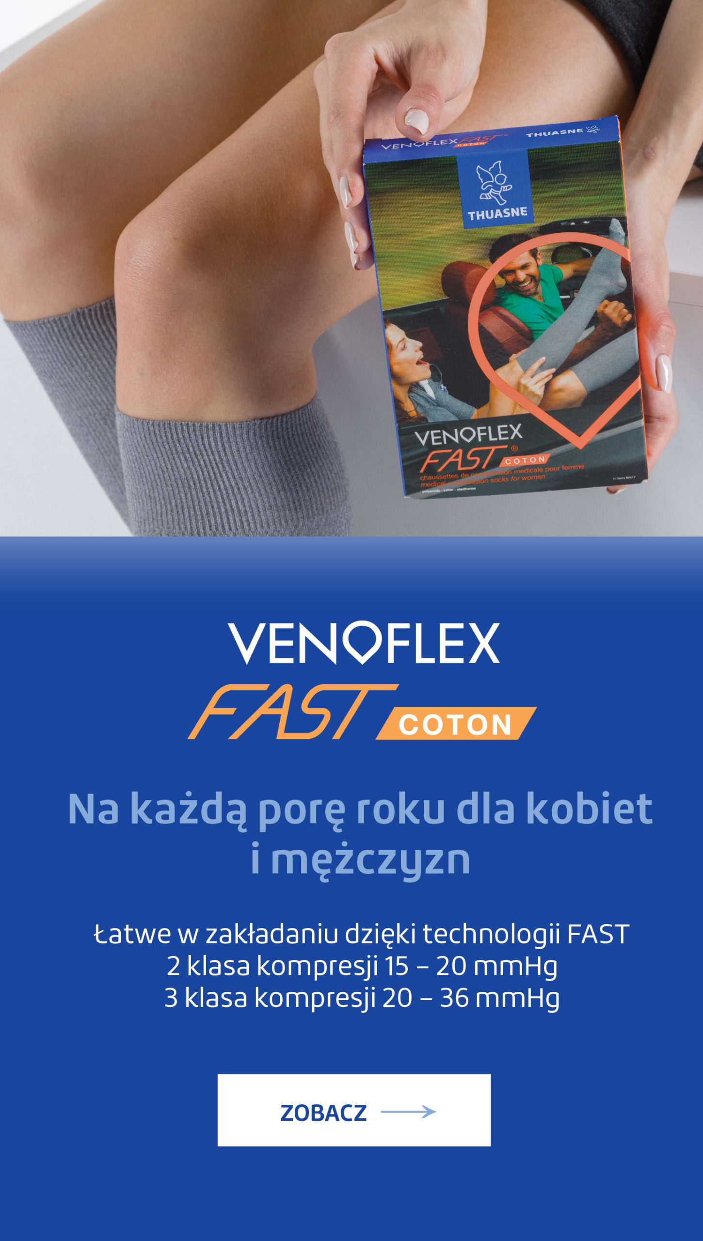 Podkolanówki, pończochy, rajstopy - w tym ciążowe, uciskowe | Venoflex